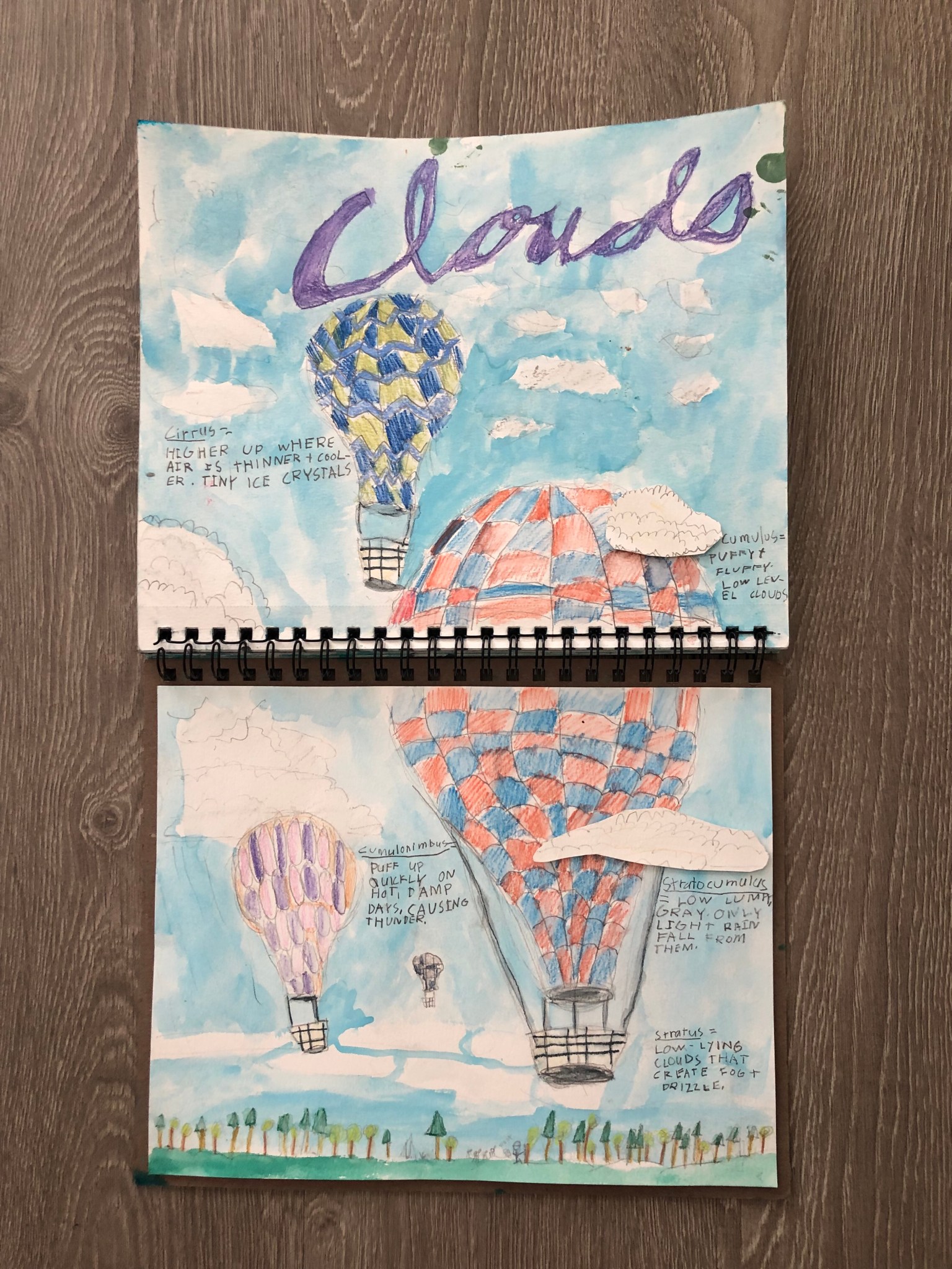 cc cycle 1.week 23.science.some types of clouds